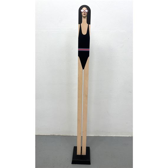 J.W. Eaton | Folk Art Painted Sculpture (1989) | MutualArt