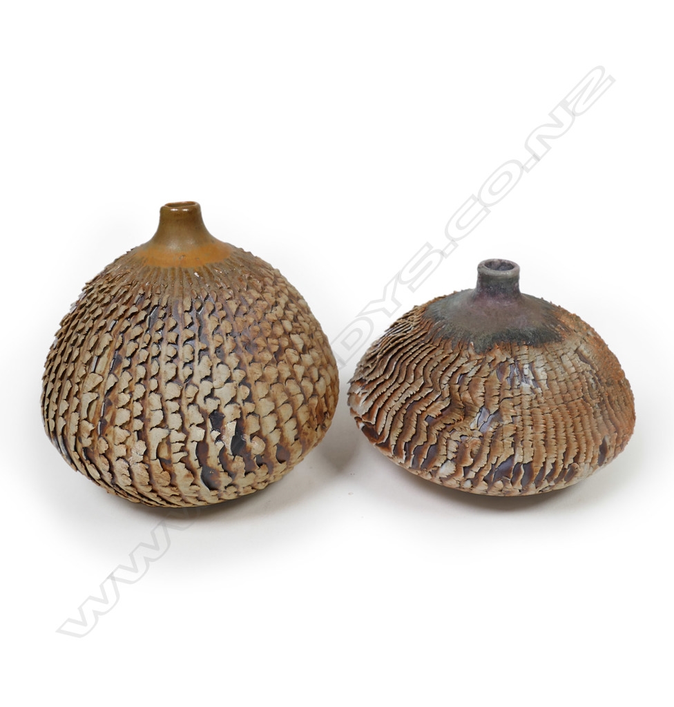 Doris Dutch | Two Doris Dutch pottery specimen vases | MutualArt