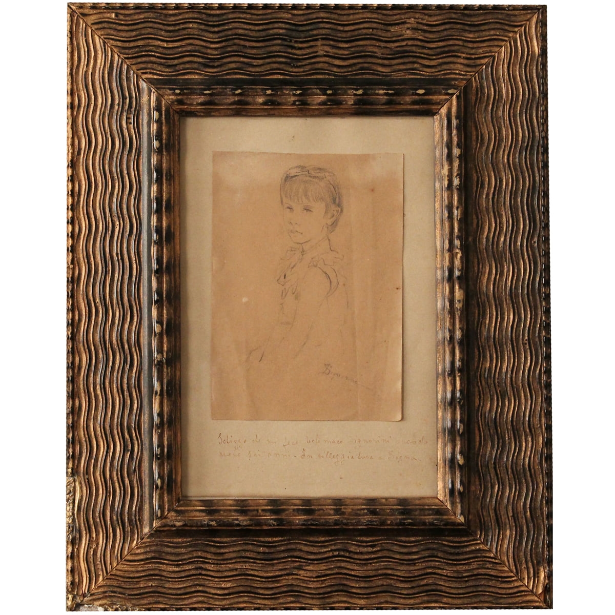 Telemaco Signorini | Portrait of Elisa Rizzotti as a child | MutualArt