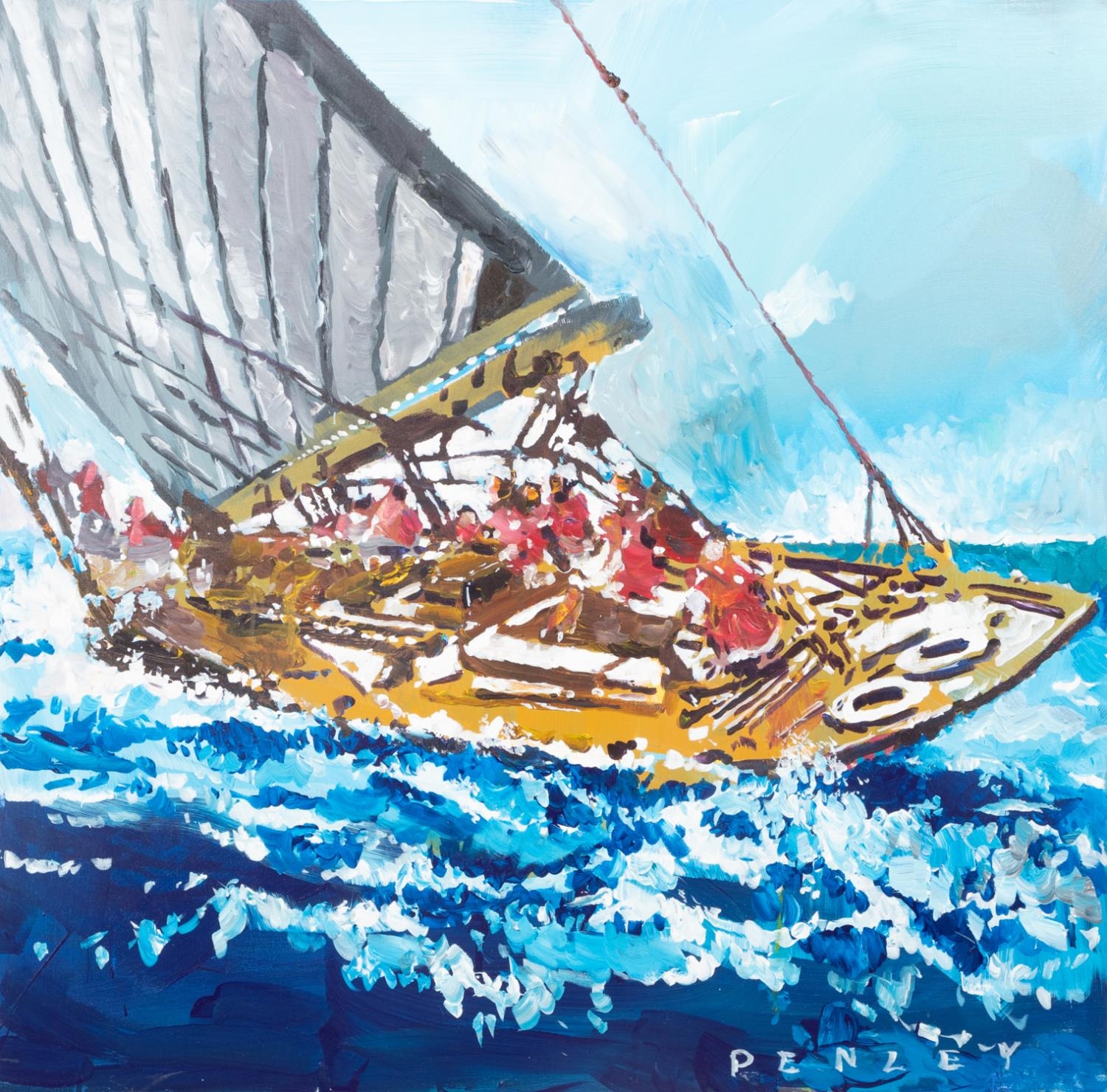 Steve Penley | Sailboat (2020) | MutualArt