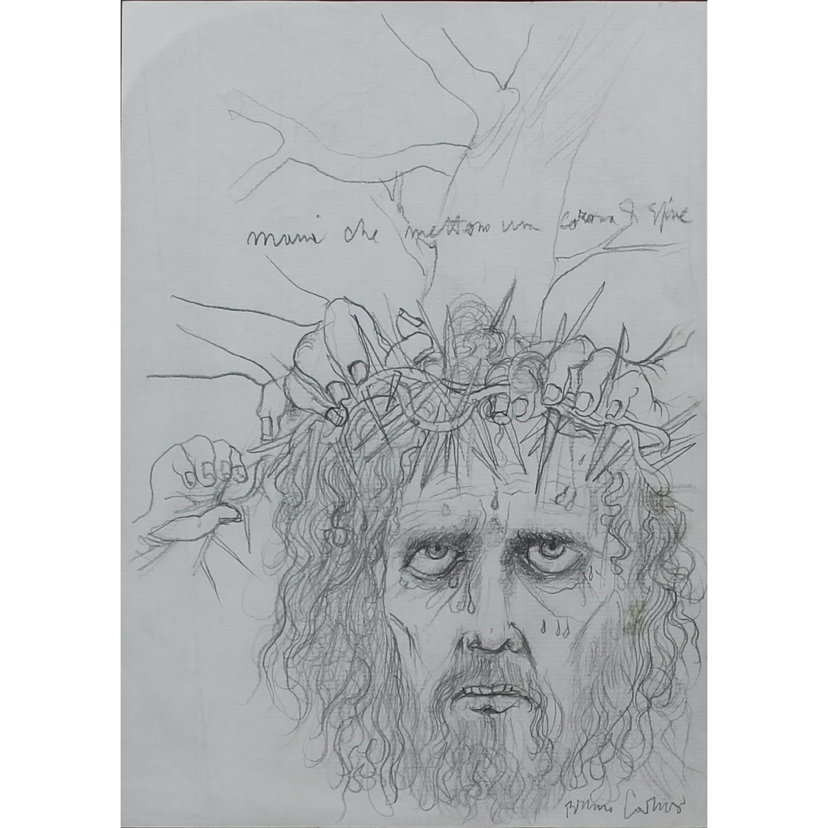 Bruno Caruso | Cristo deriso (1989) | MutualArt