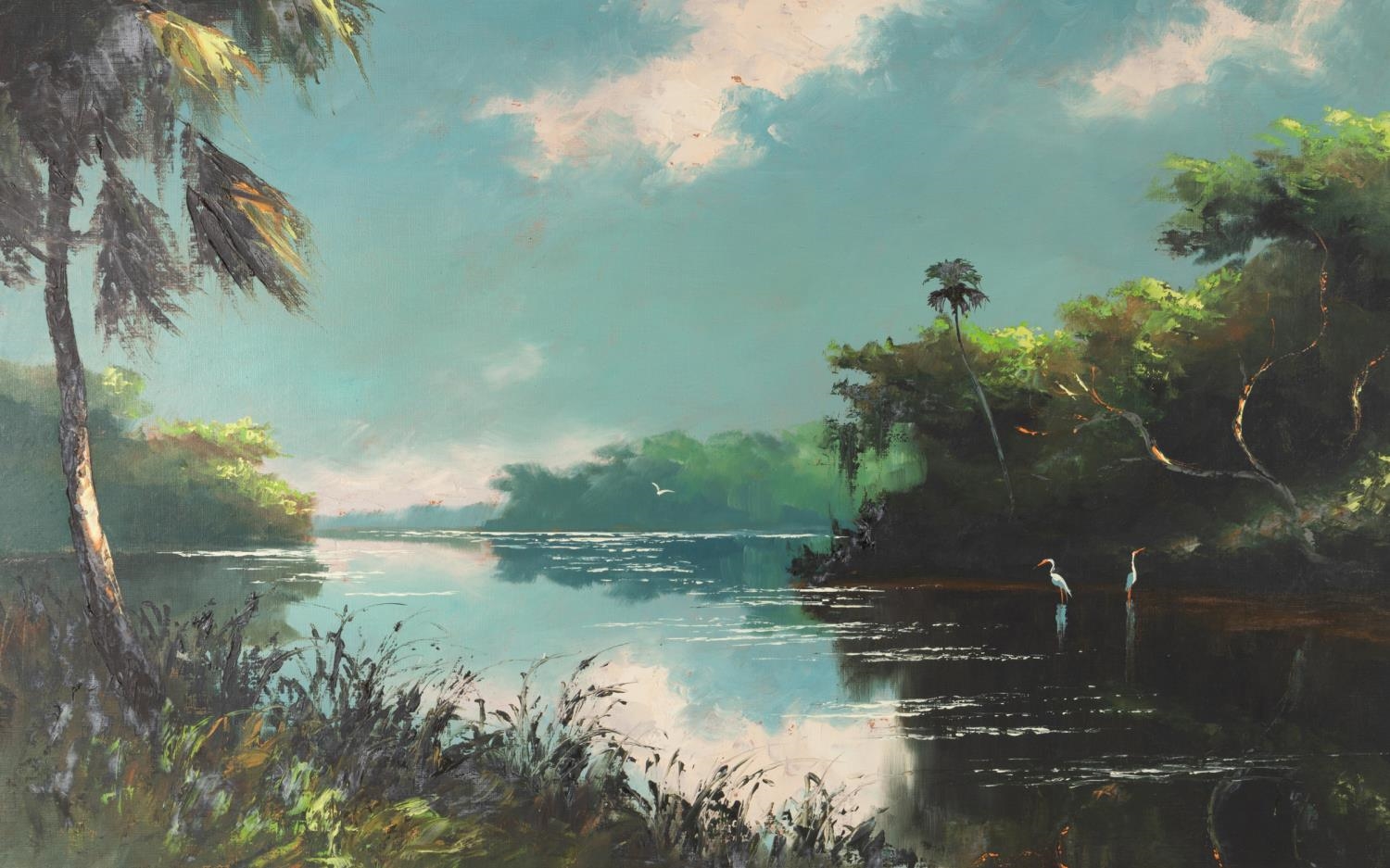 Harold Newton | Highwaymen landscape painting | MutualArt