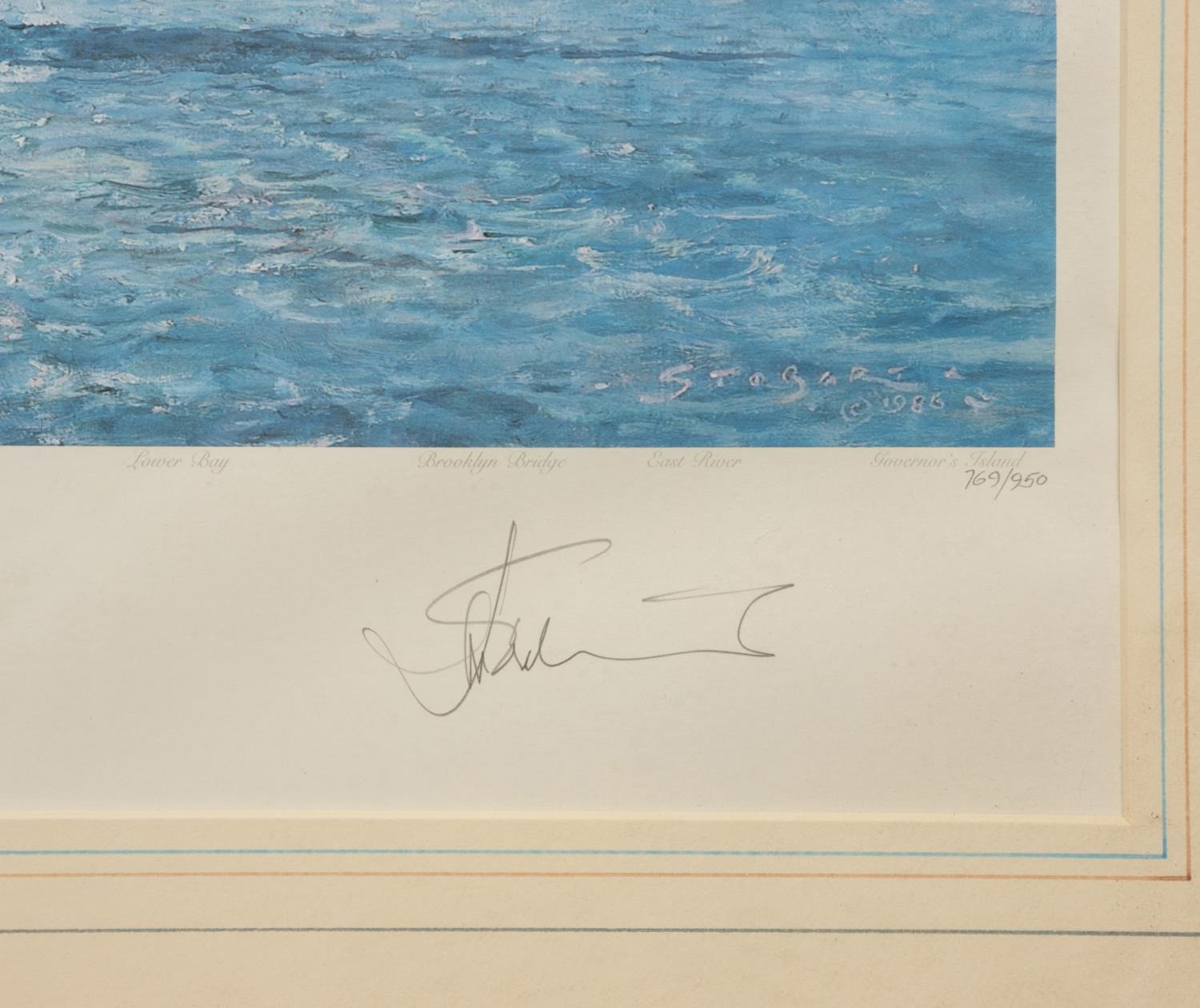 John Stobart | STATUE OF LIBERTY...NEW YORK HARBOR (1886) | MutualArt