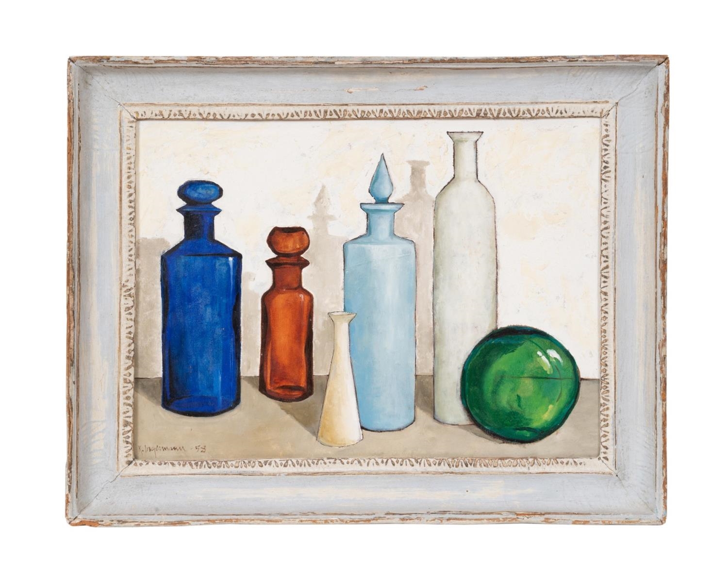 Keith Ingermann | Still Life of Bottles (1958) | MutualArt