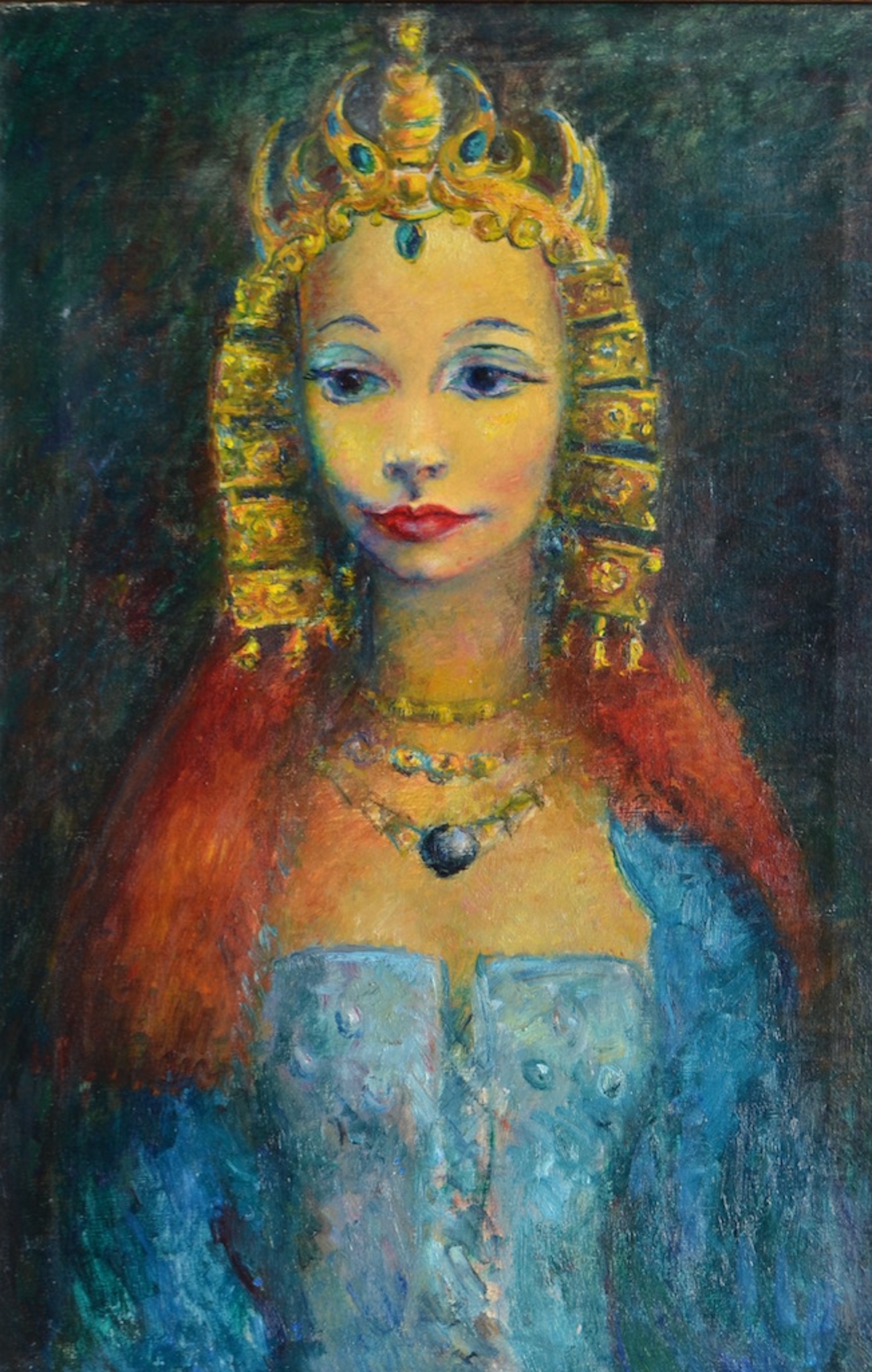Clara Klinghoffer | Portrait of Vivian Leigh cast Cleopatra (1952 ...