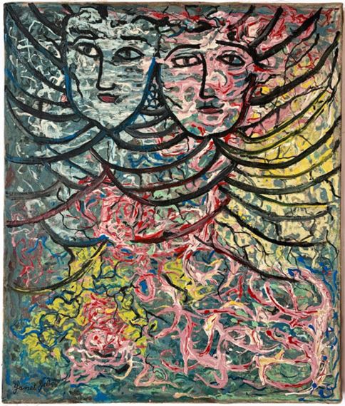 Janet Sobel | Untitled abstract (1940s) | MutualArt