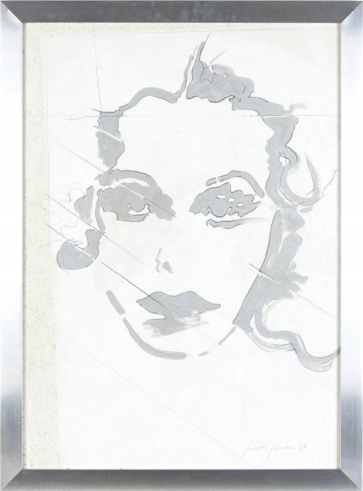 Giosetta Fioroni | Portrait of Lady Lamarr | MutualArt