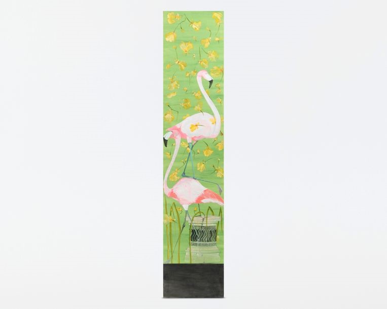 George Venson | George VENSON Suite of five vertical painted with ...