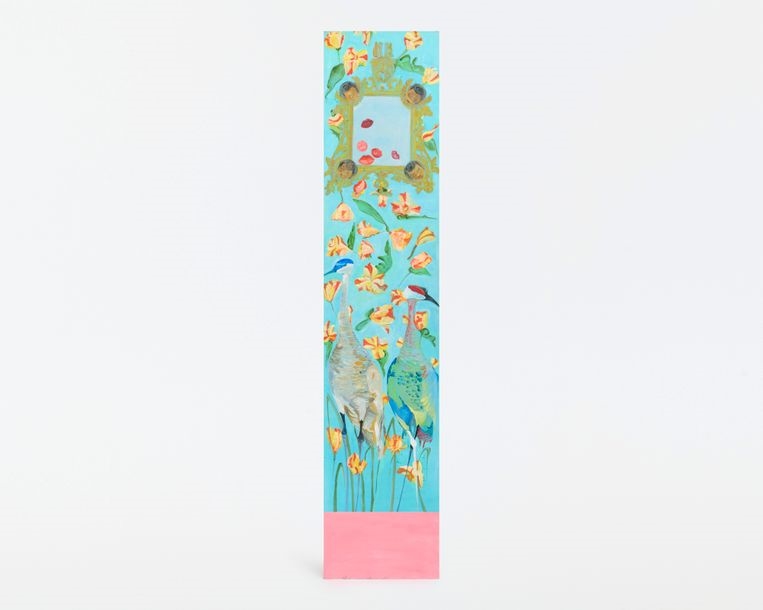 George Venson | George VENSON Suite of five vertical painted with ...