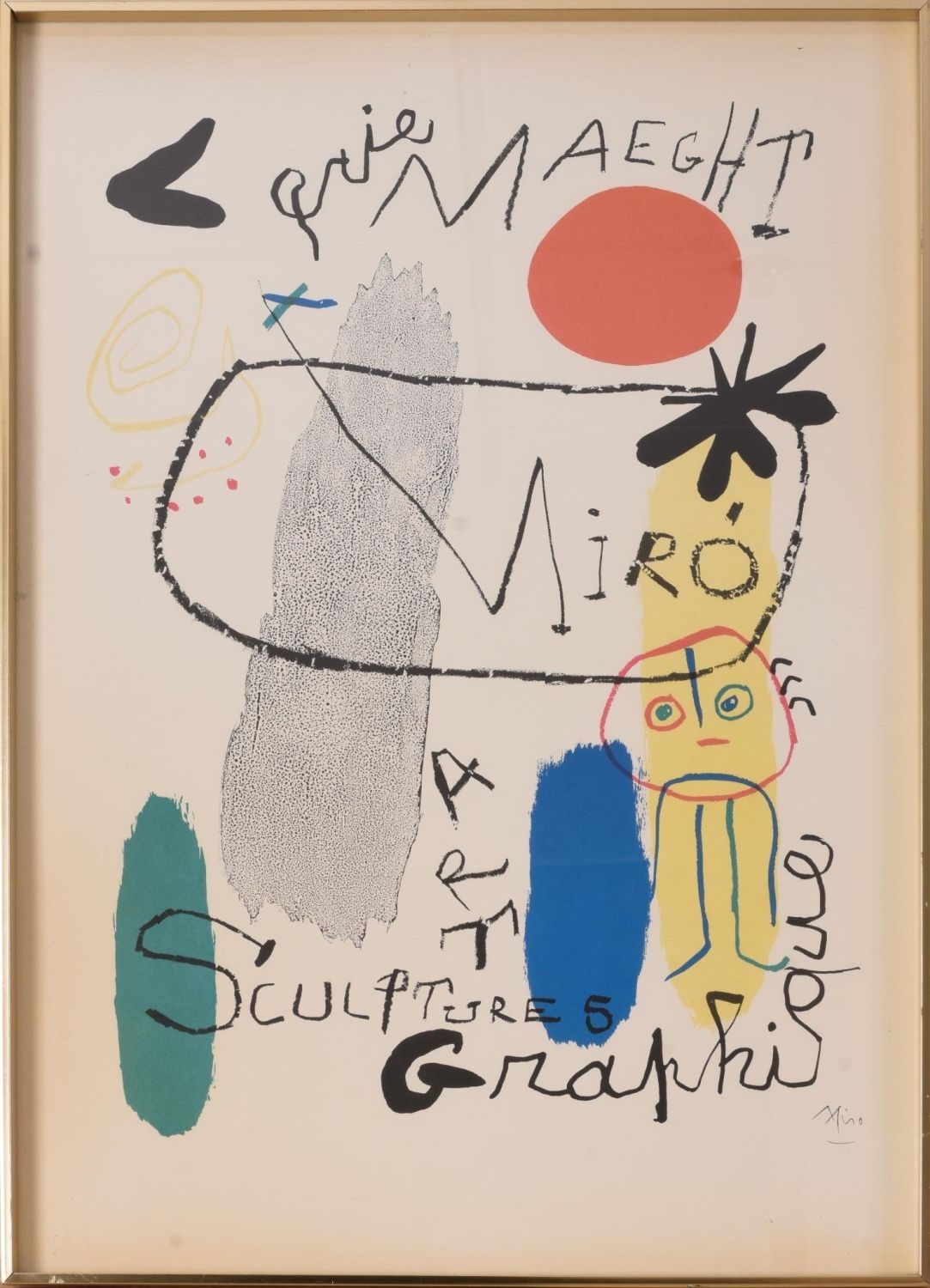 Joan Miró | Joan Miro Exhibition Poster. | MutualArt