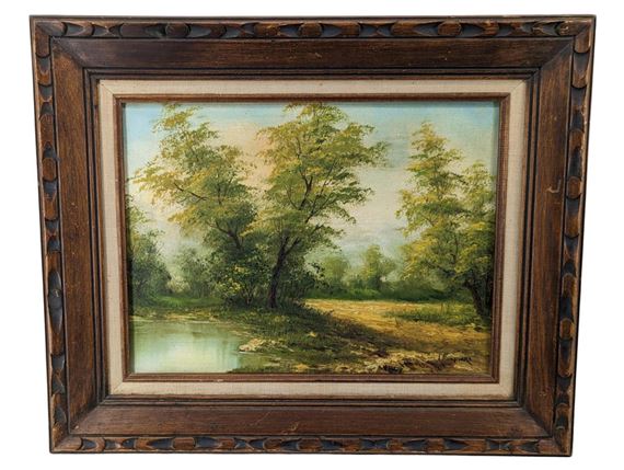 Irene Cafieri | Signed I. Cafieri Landscape Oil on Canvas | MutualArt