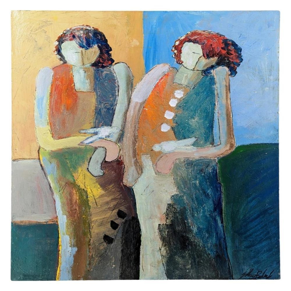 Goli Mahallati | Goli Mahallati Inspired Acrylic on Canvas Art | MutualArt