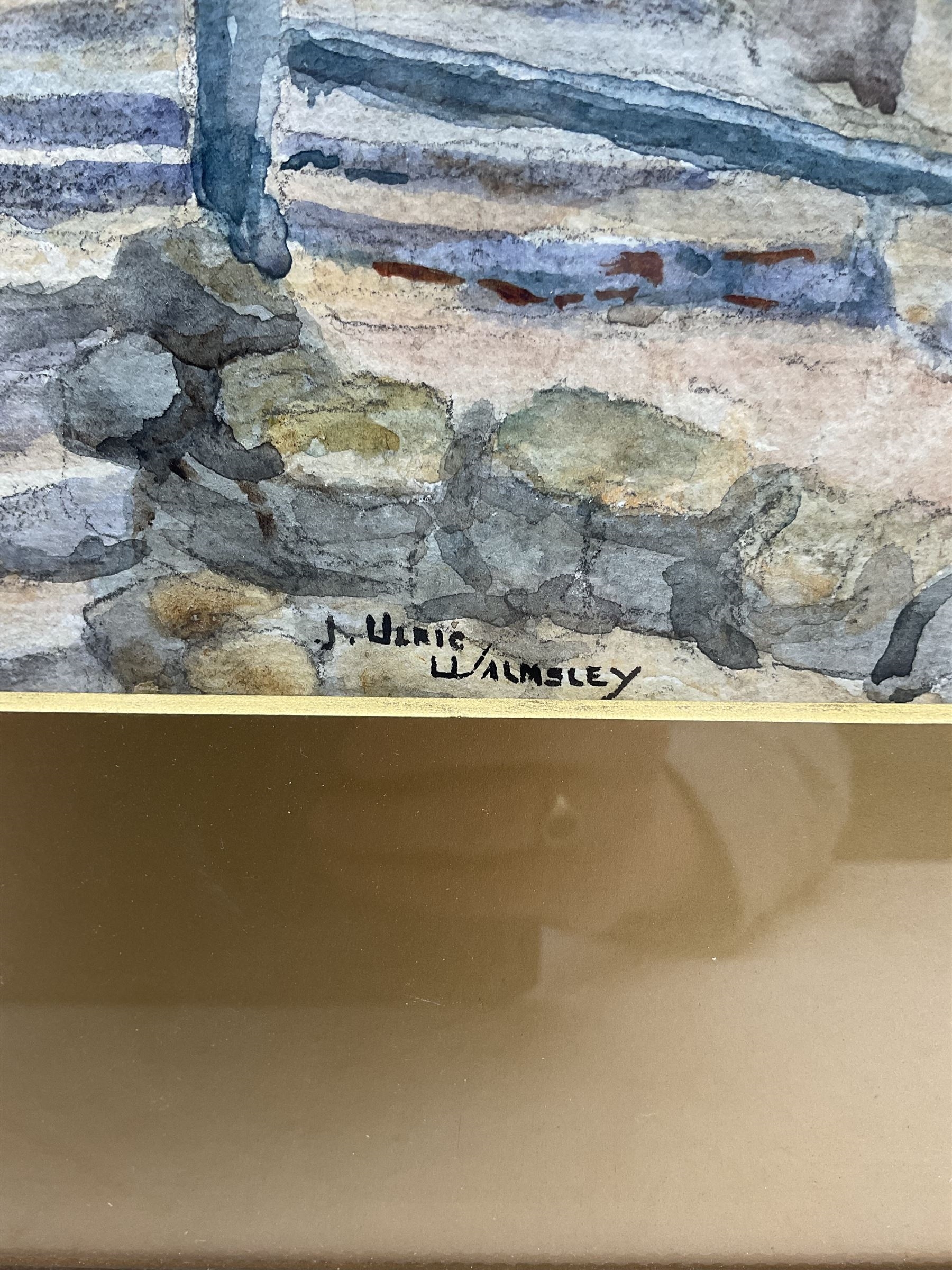 James Ulric Walmsley | Street in Robin Hood's Bay | MutualArt