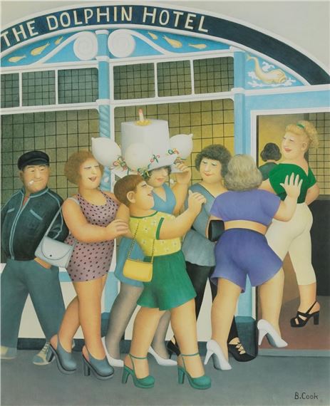 Beryl Cook | Hen Night | MutualArt