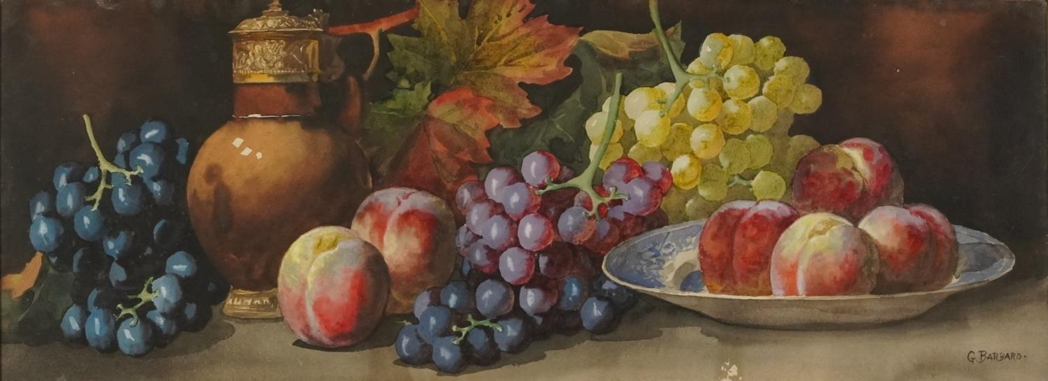 Giovanni Barbaro | Still life fruit and vessels | MutualArt
