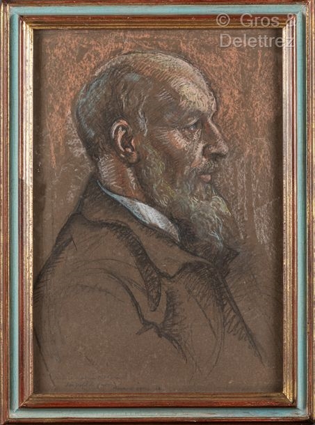 Maurice Denis | Profile portrait of President Mithouard (1918) | MutualArt