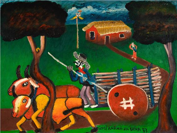 José António da Silva | Carro de Bois (1973) | MutualArt
