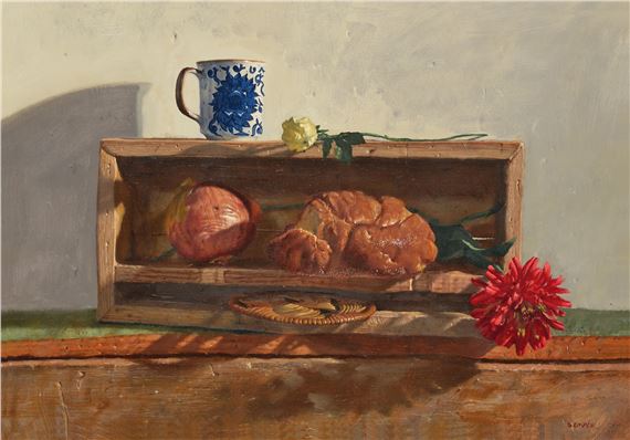 John Semple | Still Life with Bread Box (Circa 1980) | MutualArt