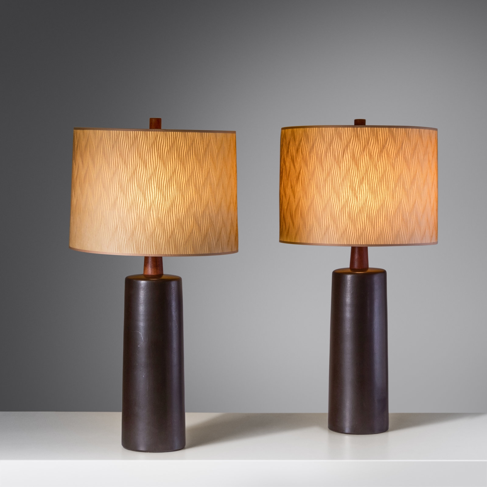 Gordon Martz | Pair of Monumental Table Lamps Marshall Studios, USA ...