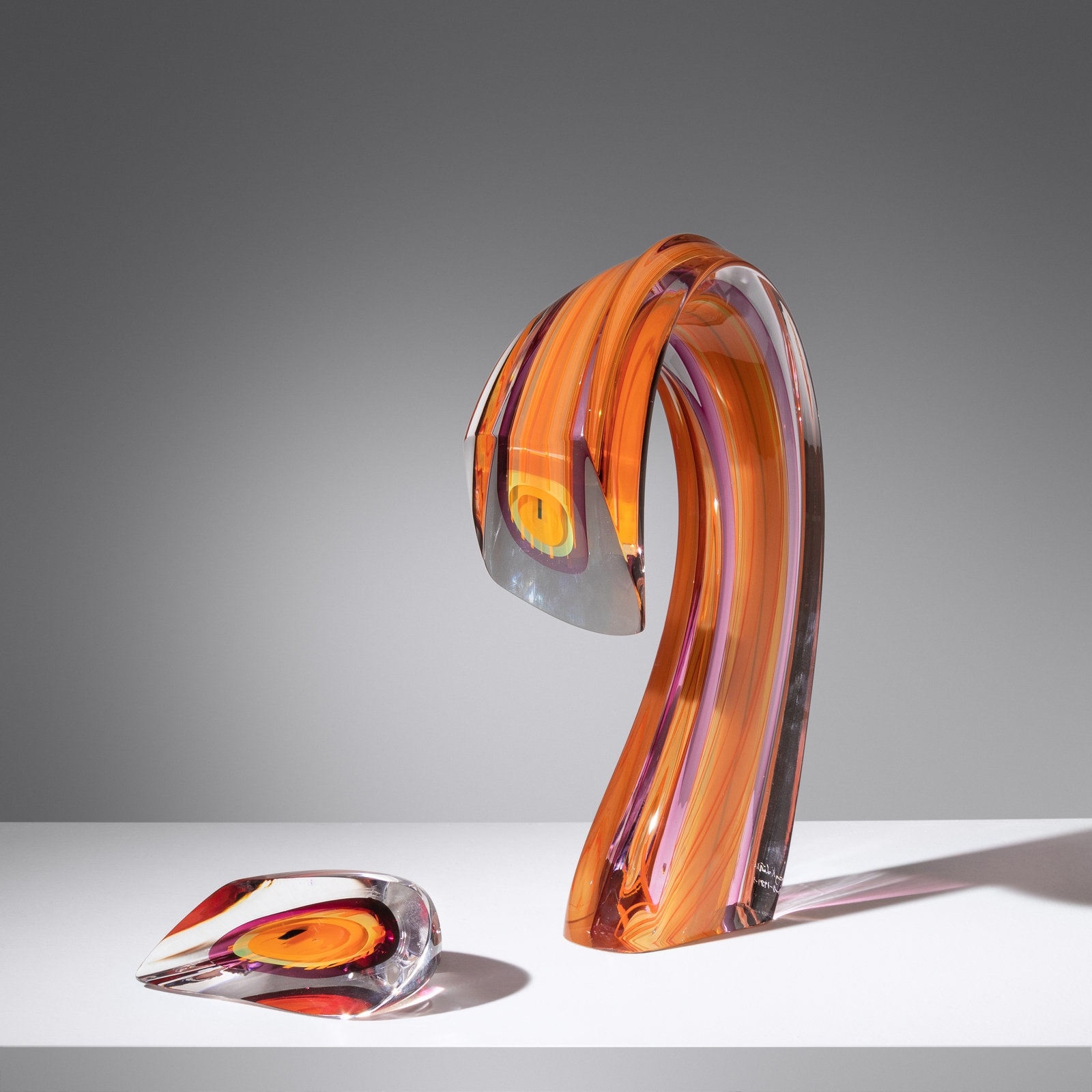 Harvey Littleton | Segmented Mobile Arc (1989) | MutualArt