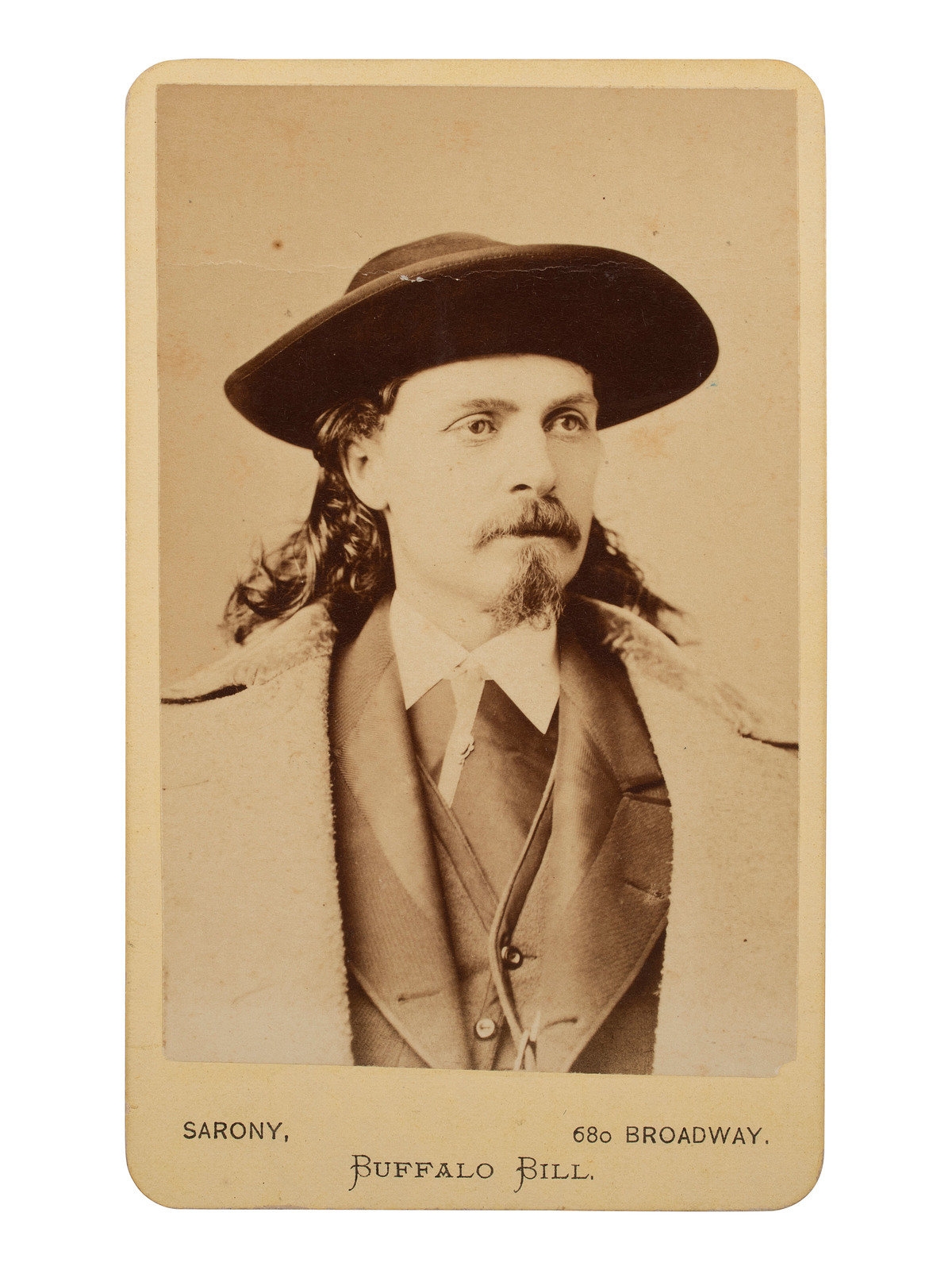 Napoléon Sarony | CDV of William F. Buffalo Bill Cody | MutualArt