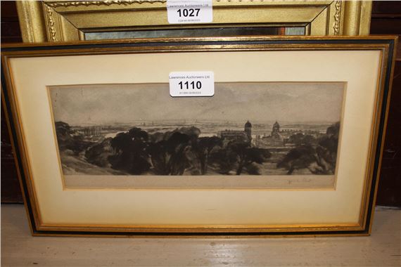 Frank Short | View of London | MutualArt