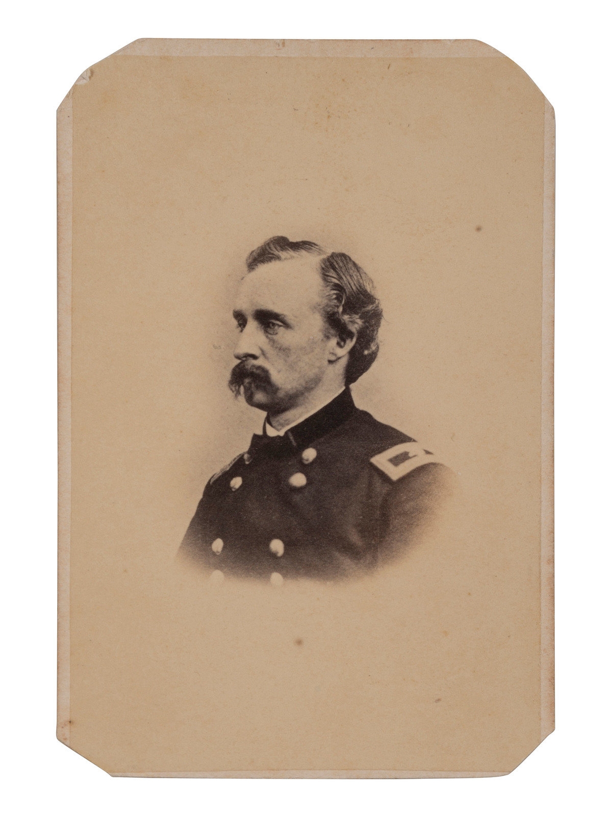 Mathew B. Brady | CDV of Custer as Brigadier General | MutualArt