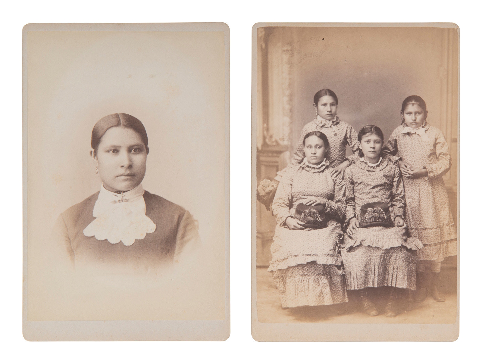 John Nicholas Choate | 3 cabinet cards featuring female students at ...