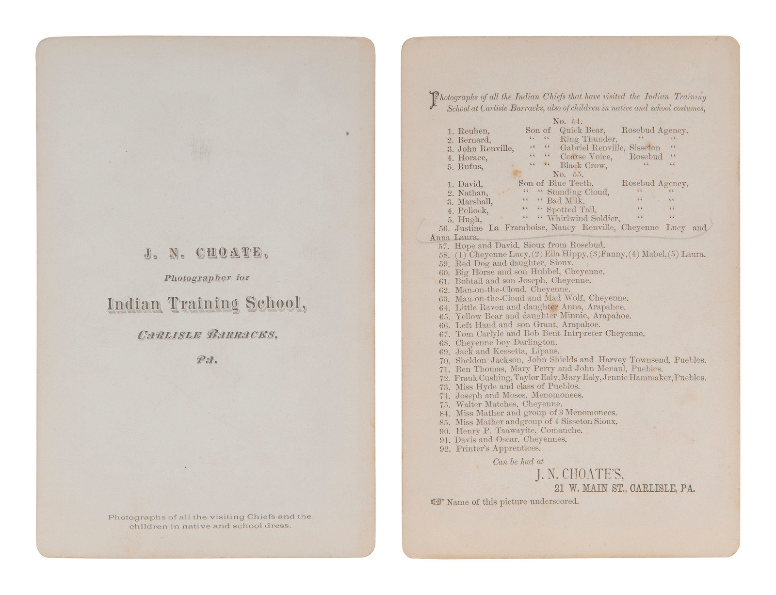 John Nicholas Choate | 3 cabinet cards featuring female students at ...