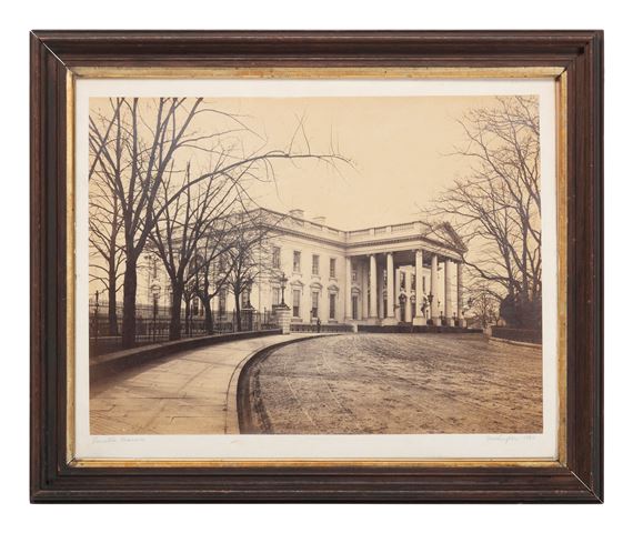 Lewis Emory Walker | Large format photograph of the White House (1864 ...