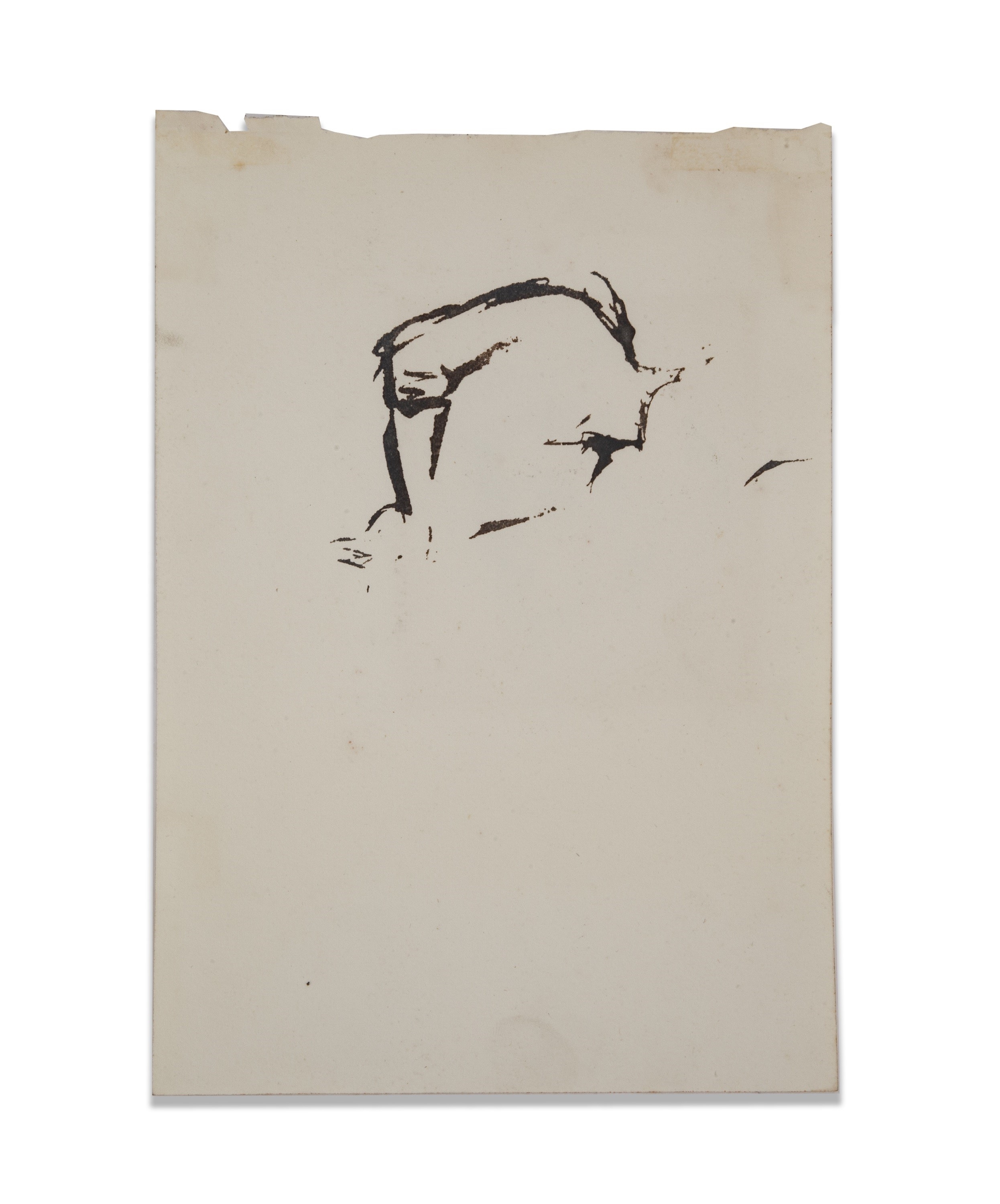 Augustus Edwin John | STUDY OF IDA - recto; SKETCH OF SEATED FIGURE ...