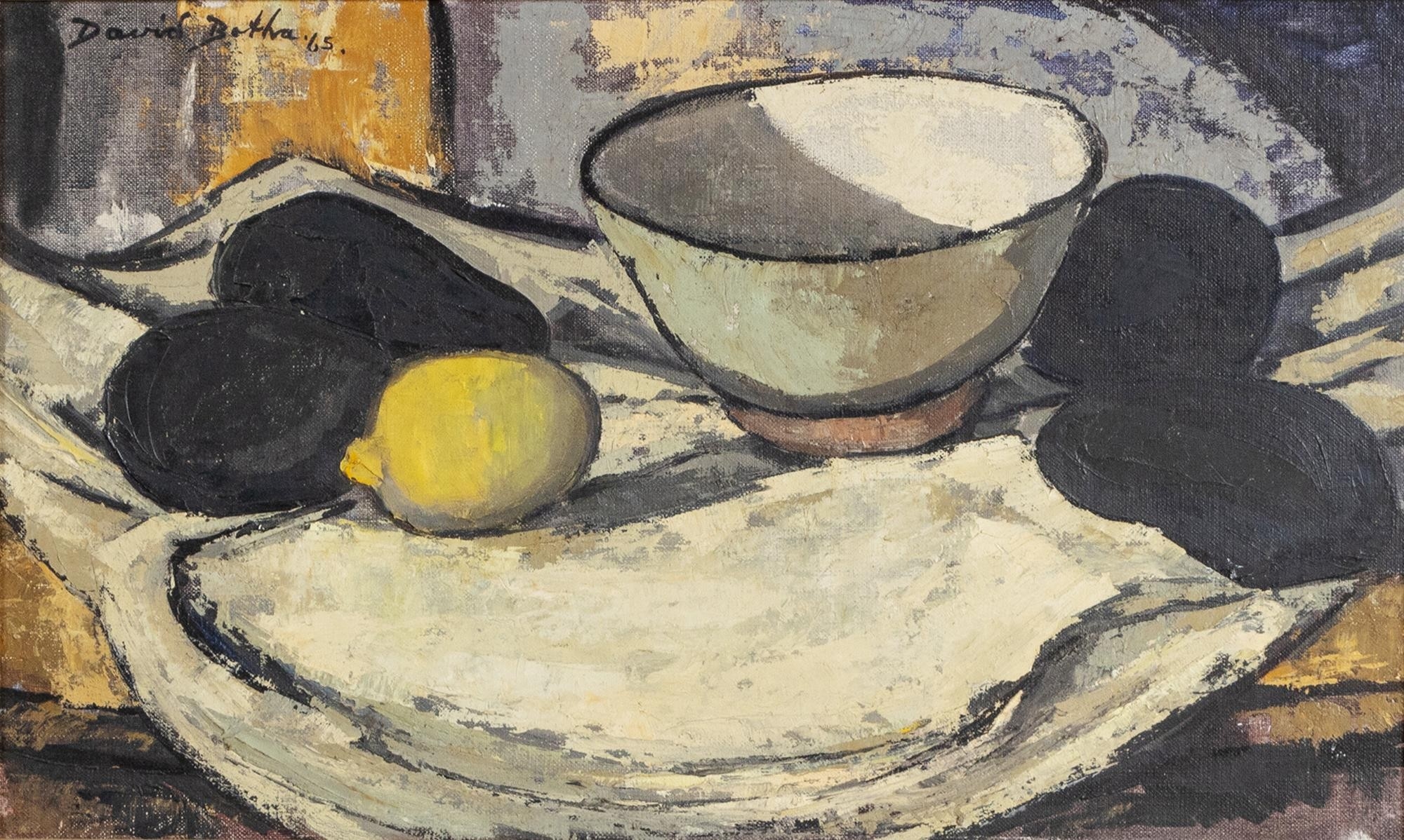 David Johannes Botha | STILL LIFE WITH FRUIT (1965) | MutualArt