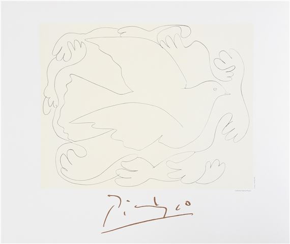 Pablo Picasso | PITCHER WITH BIRDS (1962) | MutualArt