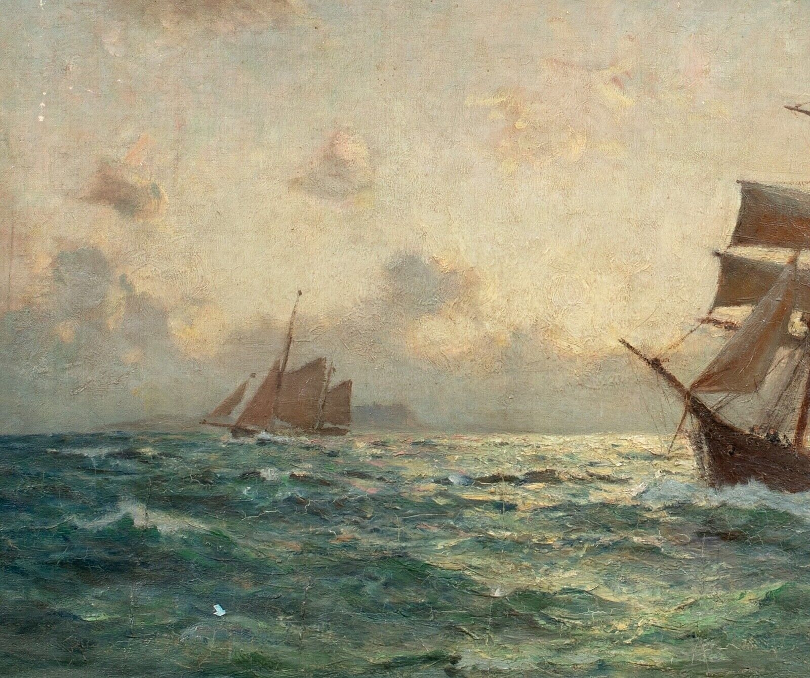 Henry Enfield | SHIP SAILING OFF THE COAST (19th Century) | MutualArt