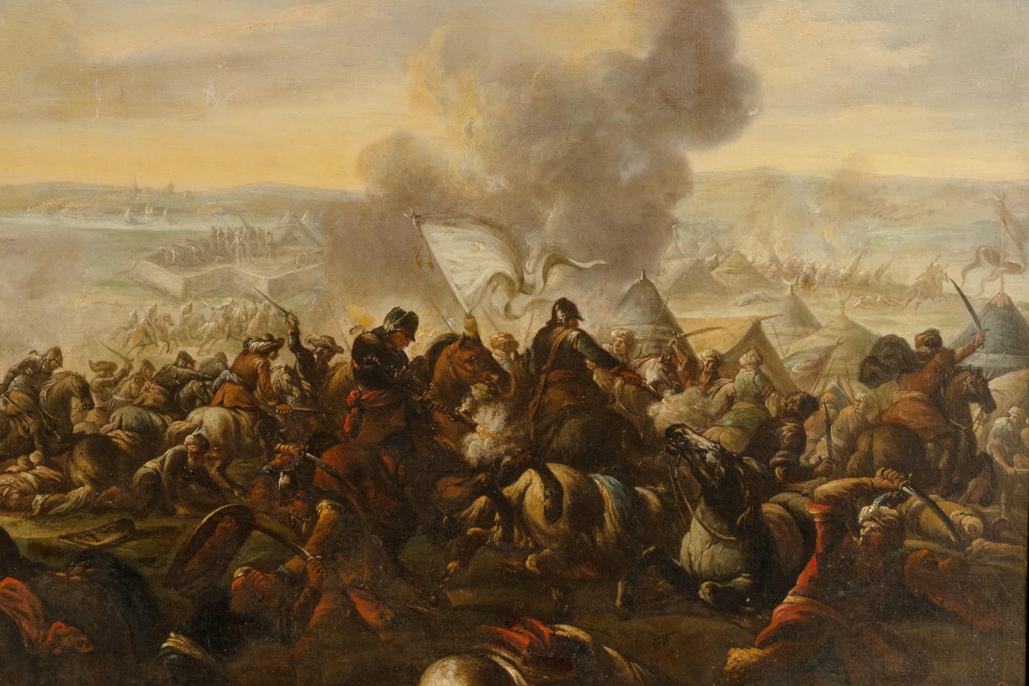 Francesco Simonini | THE BATTLE OF PETROVARADIN (Circa 1716) | MutualArt