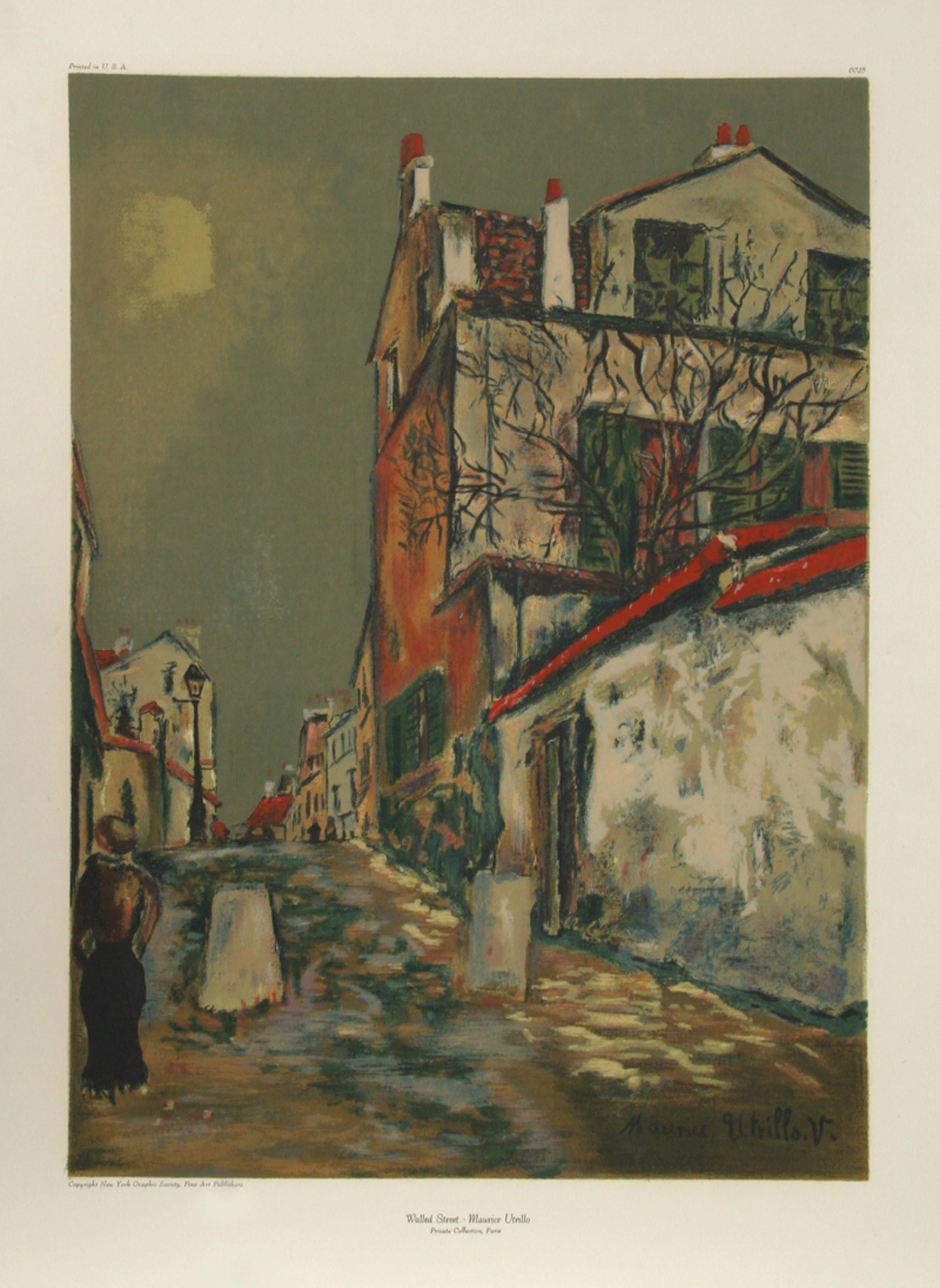 Maurice Utrillo | Walled Street (Circa 1965) | MutualArt