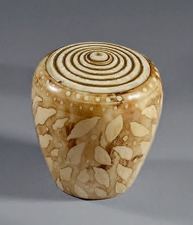 Clément Mère | Small conical box with swollen shoulder in ivory (1910 ...