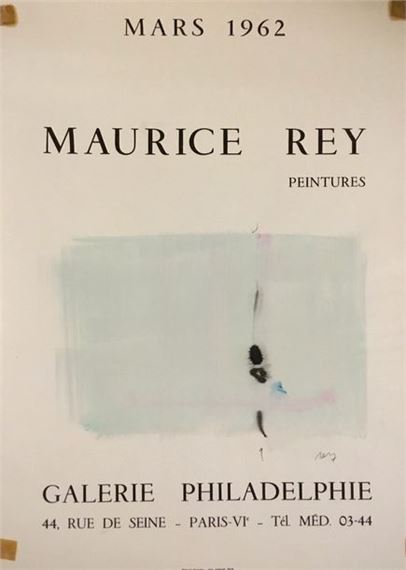 Maurice Rey | Draft poster (1962) | MutualArt