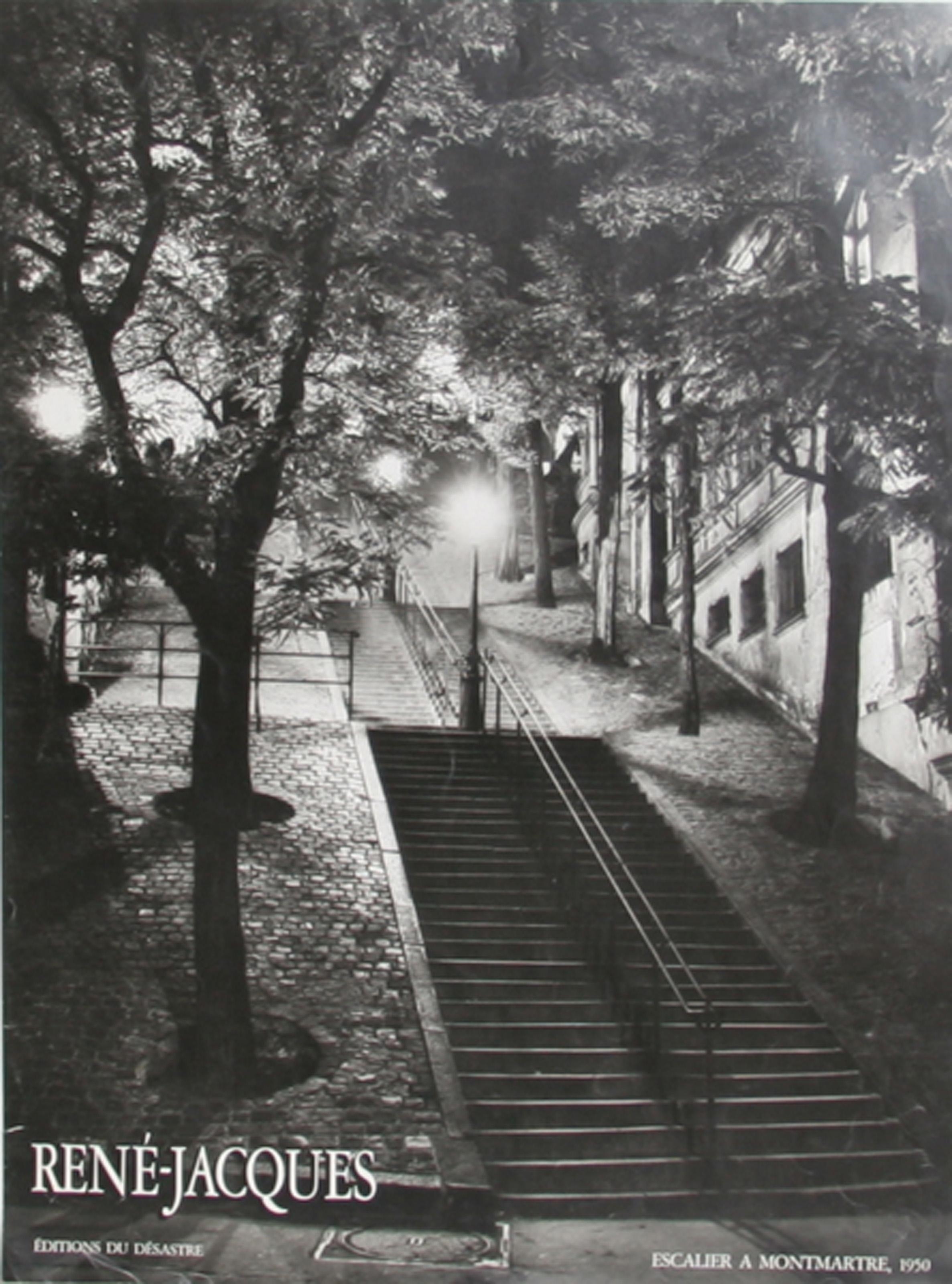 René Jacques | Escalier a Montmartre II (1950) | MutualArt