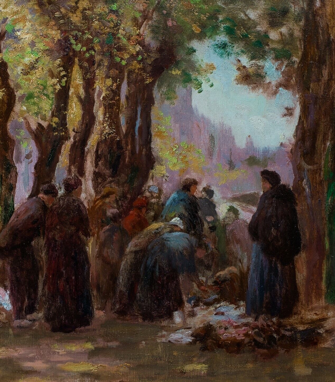 James Christie Prowett | MARKET STREET SCENE (19th Century) | MutualArt