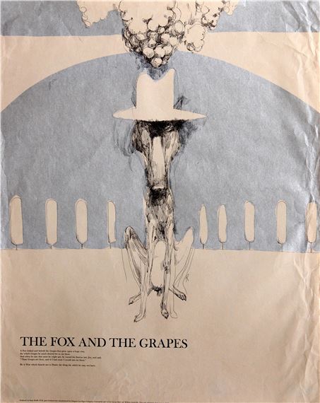 George Roth | The Fox and The Grapes - Aesop Fables (Circa 1970 ...