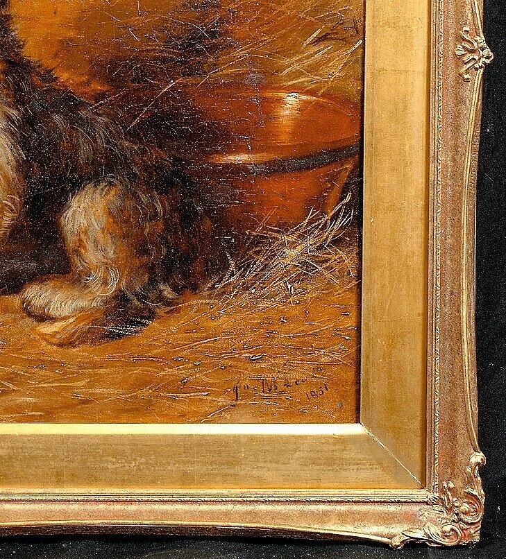 John MacLeod | PORTRAIT OF TERRIER DOG PUPPIES (19th Century) | MutualArt