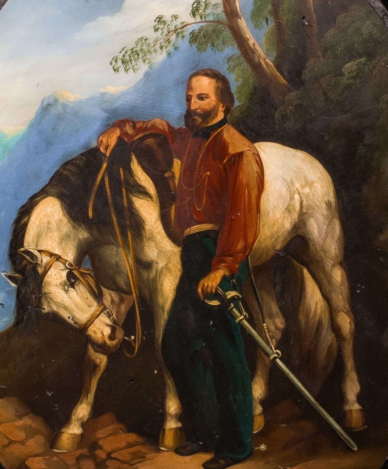 Giuseppe Garibaldi | PORTRAIT OF GIUSEPPE MARIA GARIBALDI (19th Century ...
