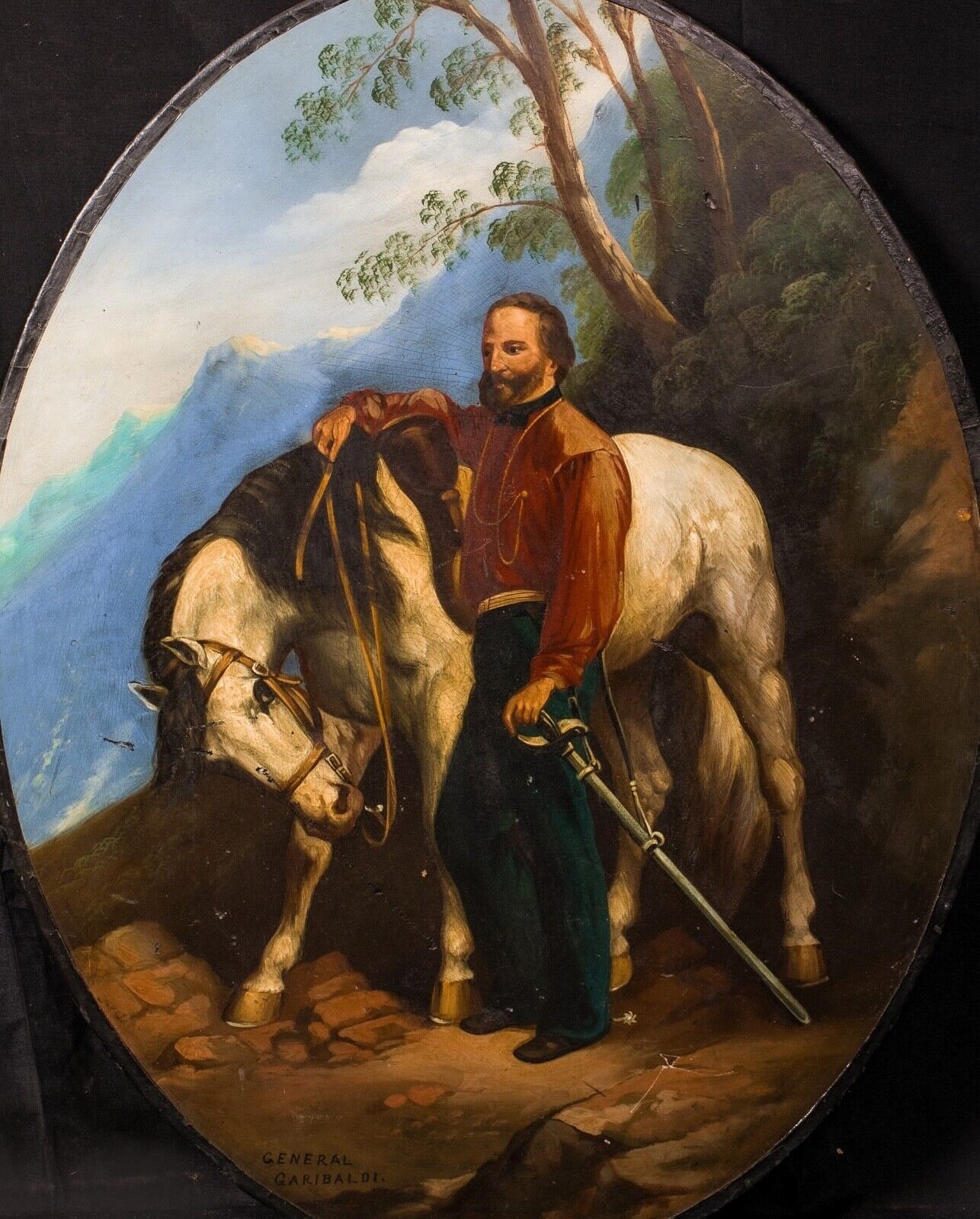 Giuseppe Garibaldi | PORTRAIT OF GIUSEPPE MARIA GARIBALDI (19th Century ...