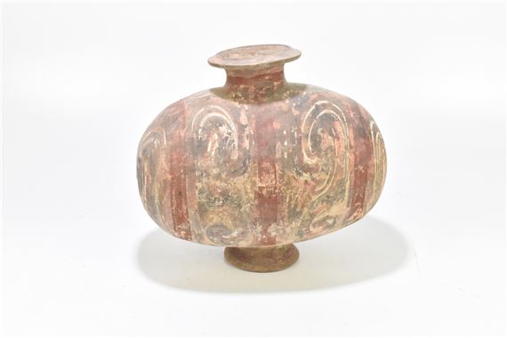 Han Dynasty | inverted rim and spreading circular foot | MutualArt