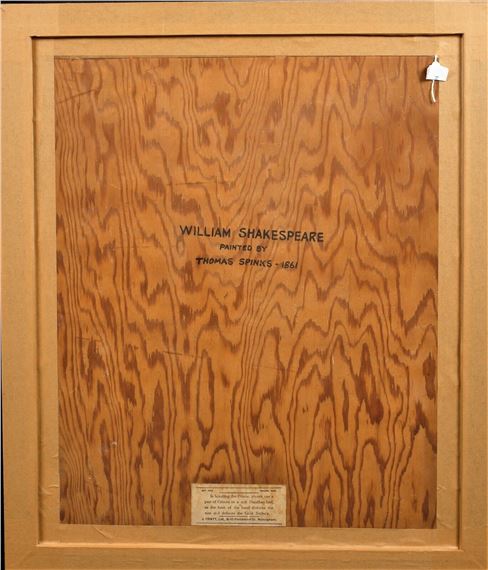 Thomas Spinks | PORTRAIT OF WILLIAM SHAKESPEARE (19th Century) | MutualArt