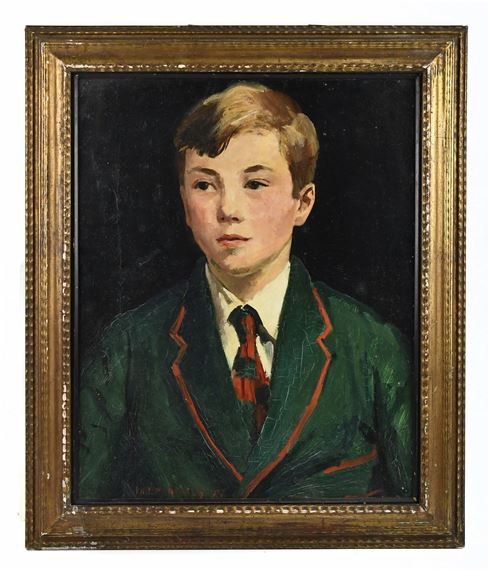 Philip Naviasky | a portrait of young boy | MutualArt