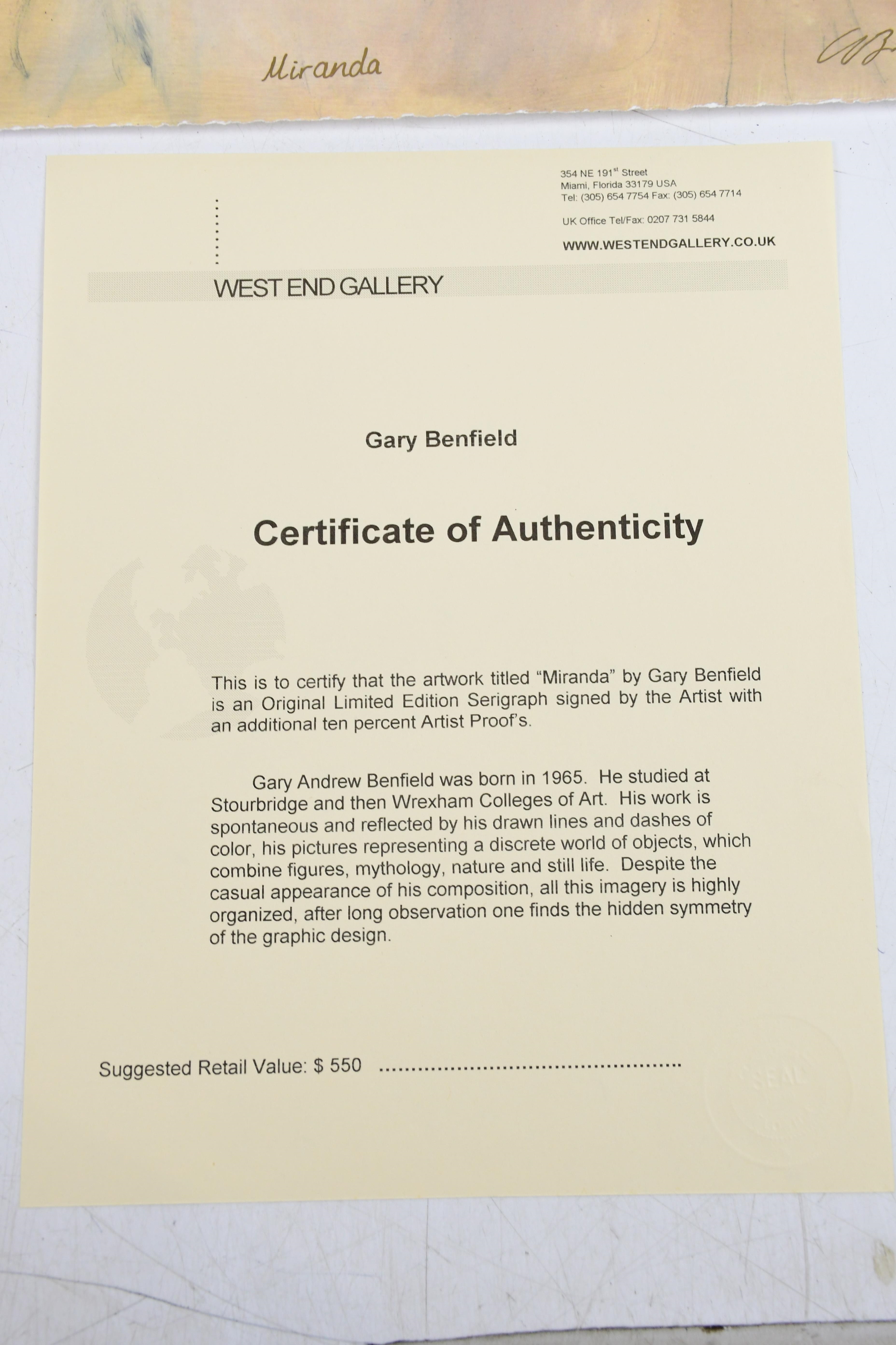 Gary Benfield | Miranda | MutualArt