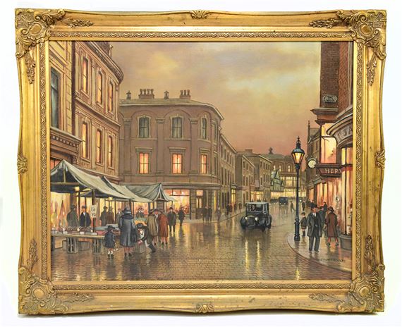 Steven Scholes | Market Street Manchester, 1961 | MutualArt