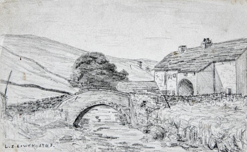 Laurence Stephen Lowry | Foxing Bridge (1943) | MutualArt